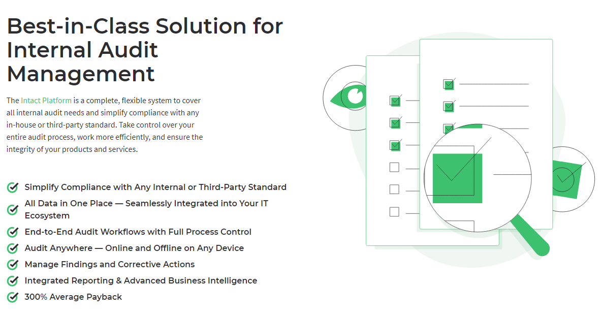 Best-in-Class Software for Internal Audits 💪 | Intact