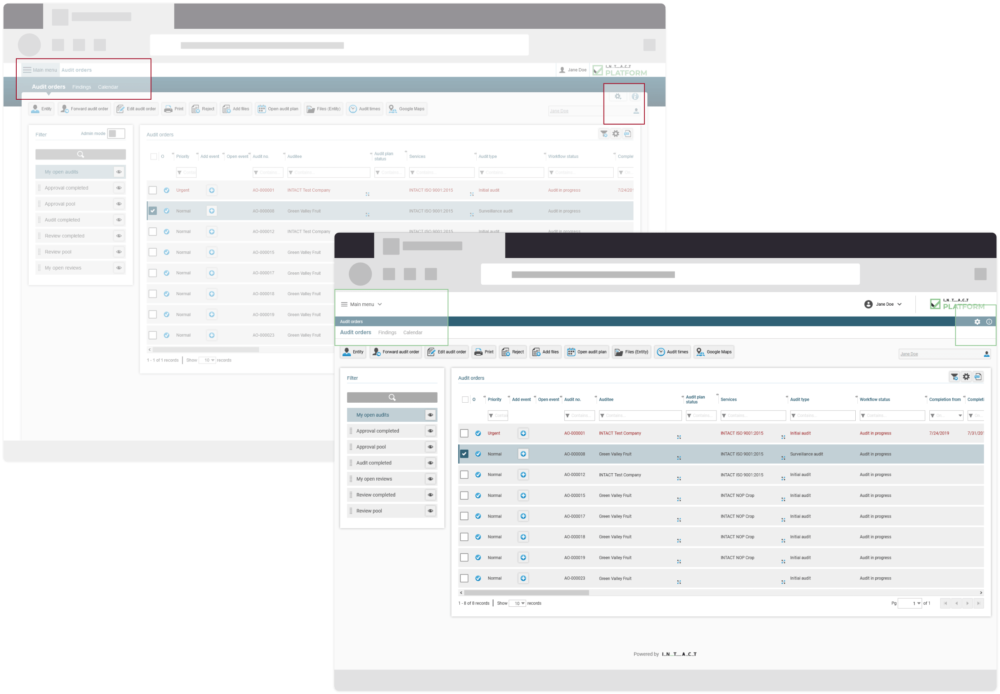 Intact Platform: Major UI Upgrade | Intact