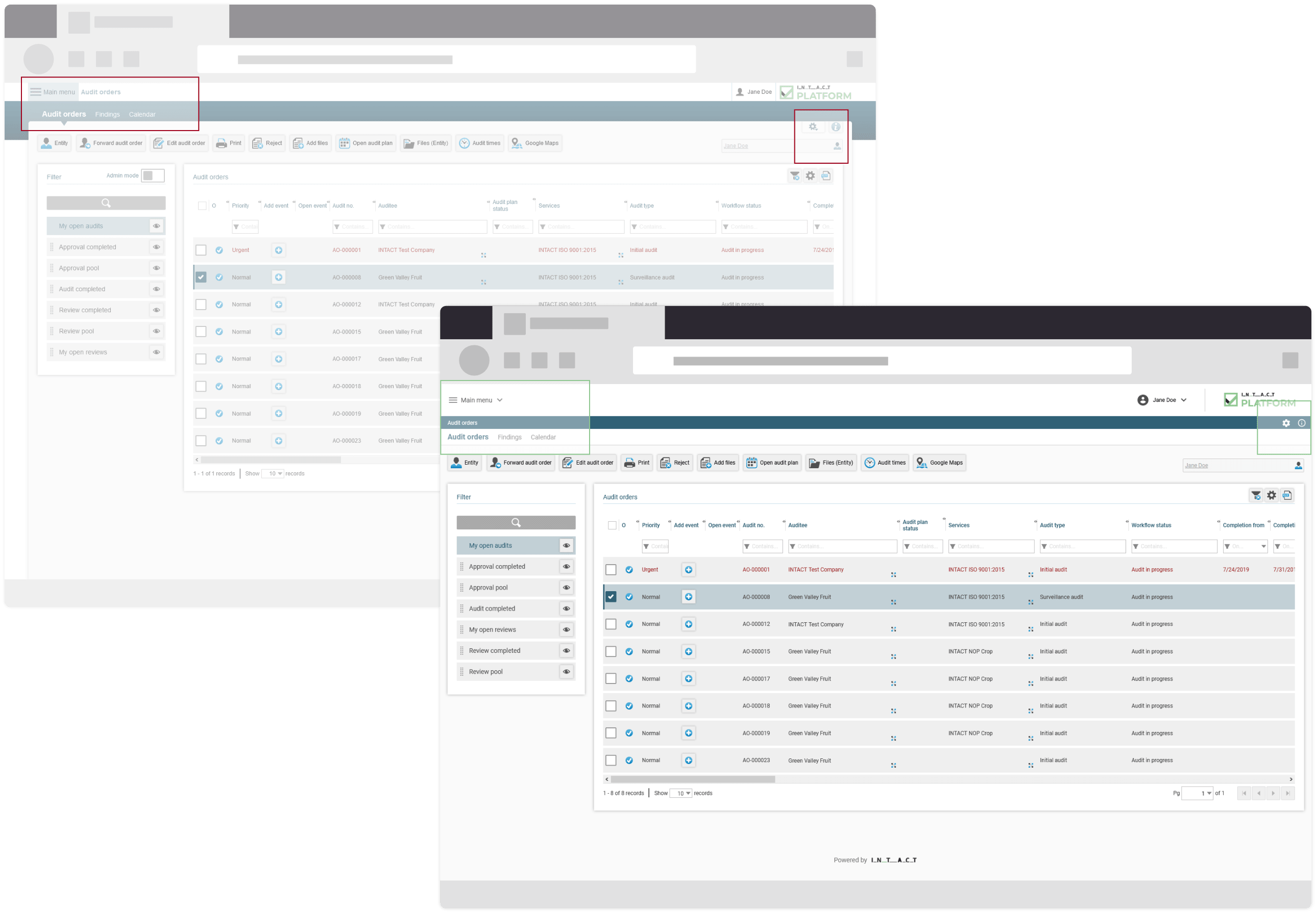 Intact Platform: Major UI Upgrade | Intact