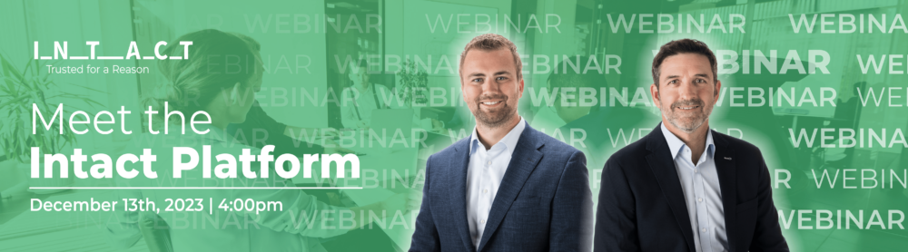 Meet the Intact Platform Live Webinar | Intact