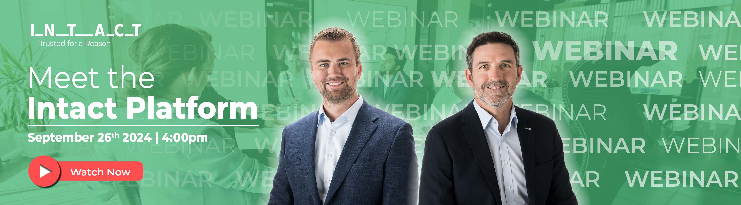 Meet the Intact Platform Live Webinar | Intact